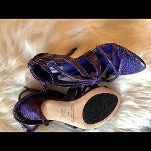 Leon Max / Max Studio | Shoes | Strappy Real Snakeskin Sandals By Leon ...